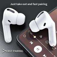 China 300mAh Wireless Bluetooth Earphones With Charge Box , 150 Hours Sound Cancelling Earbuds for sale
