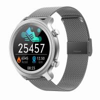 China Bluetooth 4.2 Round Face Smartwatches Call Alert 128K RAM Ladies Smart Band for sale