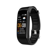China CE Body Temperature Fitness Smart Band 90mAH Waterproof Smart Fitness Tracker for sale
