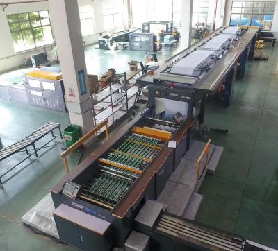 China CHM A4 Paper Cutting And Packing Machine Double Rotary Knife Paper Cutter for sale