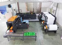 China Automatic A4 Paper Cutting  Double Rotary Knife And Ream Packing Machine for sale