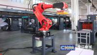 China Six Axis Stacking Machine with 2550mm Arm Length 50kg Loading Ability and ±0.1mm Repeatability for A4 Production Line for sale