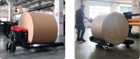 China 800 - 1300mm Electric Handling Forklift  Paper Roll Clamp Forklift Jumbo Roll for sale