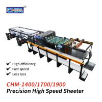 China CHM Roll Paper Cutting Machine With 1400mm Maximum Sheeter Width For 60-500gsm Paper Range for sale