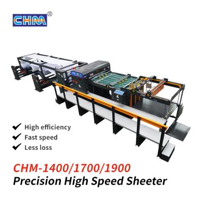 China CHM Roll Paper Cutting Machine With 1400mm Maximum Sheeter Width For 60-500gsm Paper Range for sale