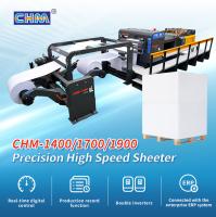 China CHM Machinery High Speed Paper Sheeter 27kW Paper Roll Sheeter Machine 300m/Min for sale