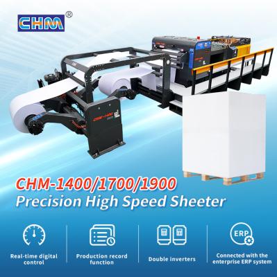 China CHM Machinery High Speed Paper Sheeter 27kW Paper Roll Sheeter Machine 300m/Min for sale