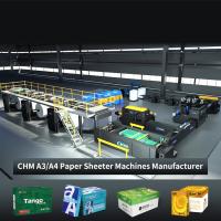 China CHM-A4 A3 Office  Copy Paper Sheeting And Packaging A4 Making Machine for sale