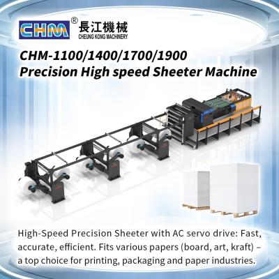 China Automatic CHM Machinery Paper Cutter  Paper Roll To Sheet Cutting Machine high speed for sale
