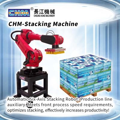 China CHM 6 Axis Industrial Robot 2550mm Arm 50KG Load Industrial Robot stacking Arm for sale