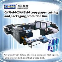 China Compact A4 copy Sheeter And Packing Machine Output 8-10 tons per day A4 Paper Production Line CHM Machine for sale