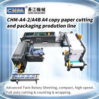 China CHM High Speed A4 Paper Cutting And Wrapping Machine  Output 200 tons per month for sale