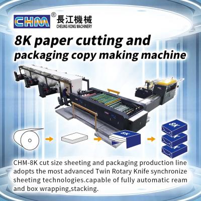 China 8K Automatic  A4 Paper Cutting And Packing Machine A4 Paper Sheeter Machine for sale
