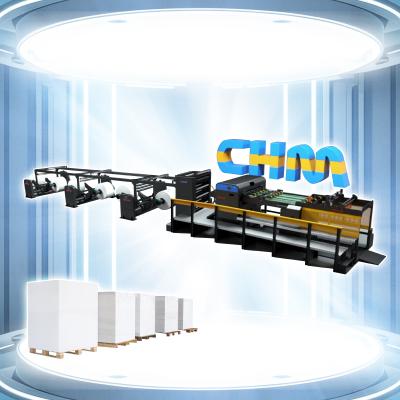 China High Speed Paper Sheeter 300 Cuts/Min Chm Machine 60GSM - 500GSM for sale