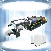 China Kraft Paper Roll Cutting Machine Double Rotory sheeter machine INK JET Paper Roll To Roll Cutting Machine for sale