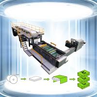 China A4 Paper Sheet  Machine And A4 Ream Packing&Box Wrapping &Robot Production Line for sale