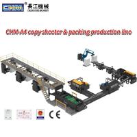 China A4 A3 Copy Paper Cutting Machine And Ream Packing Machine 250 Cut/Min 40reams/Min for sale