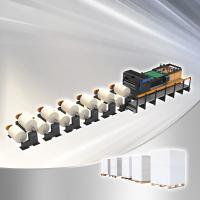 China L Type High Speed Paper Sheeter 8 - 12 Rolls  Paper Sheet Cutting for sale