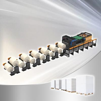 China L Type High Speed Paper Sheeter 8 - 12 Rolls  Paper Sheet Cutting for sale
