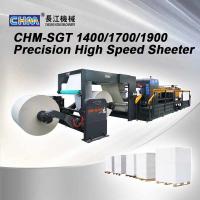 China 4 Rolls 150-1000 GSM Paper Roll Cutting Machine with Max 1800mm Reel Diameter Sheeter Machine for sale