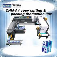 China Compact A4 Copy Paper Sheeting And Packing Production Line Making Machines for sale