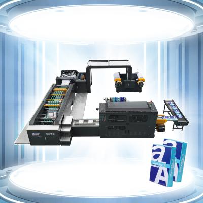 China AutomaticCompact A4 Copy Sheeter And Packing Machine Output 200 Tons Per Month for sale