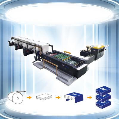 China 8k A4 Paper Cutting And Packing Machine 4 Pockets 5 Rolls Production Line A4 Paper Making Machine for sale