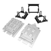 China Injection Molding Mold Steel With 500 000 Shots Mold Life Edge Gate Ejector Sleeve for sale