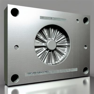 China Textured Surface Finish Packaging Mold with Fan Gate Injection Mold for sale