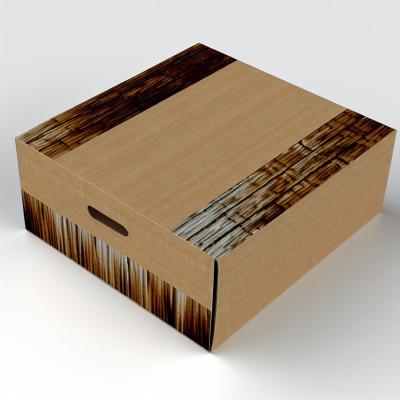 China Corrugated Paper Packaging Box with Polished Surface Finish and Customizable Mold Life of 000 Shots for sale