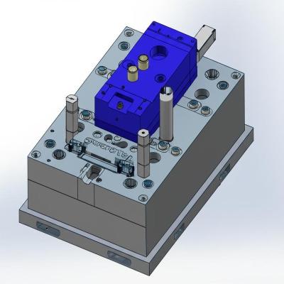 China Solidworks Packaging Mold Featuring Synventive Hot Runner and Hasco Standard for Injection Molding Applications for sale