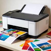 China Lightweight 100gsm Inkjet Paper Quick Dry Glossy Coating With High Brightness for sale