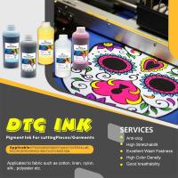 China Vibrant Colors Pigment Based Ink For Cutting Pieces Garments DTG Printing for sale