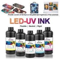 China Flexible LED UV Curable Ink High Flexibility And Adhesion For Plastic Film Metal for sale