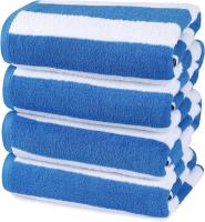China 76x180 cm Premium Cotton Striped Beach Towels - 2-Piece Set with Quick-Dry & Customization Options for sale