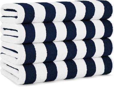 China Custom Cotton Beach Towel 30x70 Inch - 100% Cotton Quick-Dry Blanket with 2-Piece Set for sale