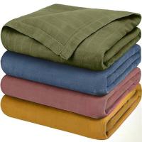 China 4-Pack Organic Muslin Swaddle Blankets 47x47 Inches 70% Bamboo Viscose 30% Cotton Blend for Newborns for sale