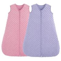 China 2 Pack Baby Sleep Sack with 2-Way Zipper and 1.5 Tog Rating for 0-18 Month Infants for sale