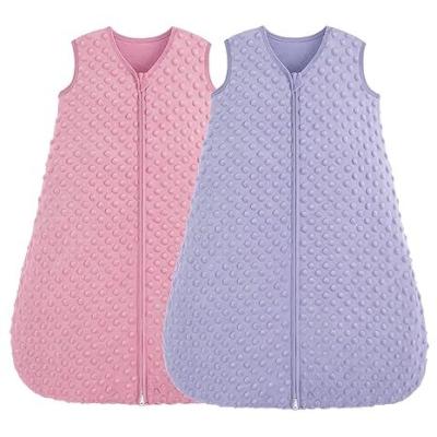 China 2 Pack Baby Sleep Sack with 2-Way Zipper and 1.5 Tog Rating for 0-18 Month Infants for sale