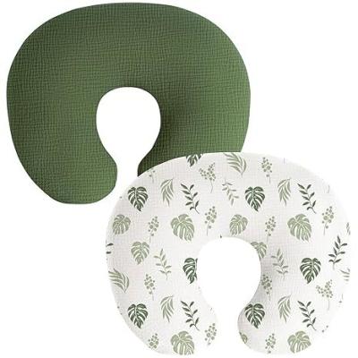 China 2-Pack Muslin Nursing Pillow Covers - 100% Cotton 22.5x18x6.5 Inch Slipcovers with Zipper Closure for sale