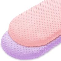 China 2-Piece Minky Dot Bassinet Fitted Sheet Set - Soft Fleece Cradle Sheets in 33×17×4, 38×26×6, 52×28×8 inch Sizes for sale