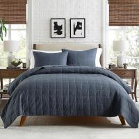 China 100% Cotton Quilt Set Geometric Pattern Lightweight Bedding Cover Twin Full Queen King for sale