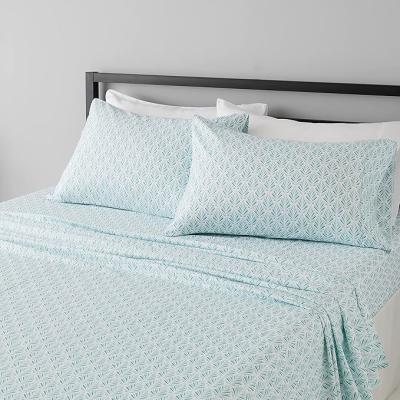 China Lightweight Super Soft Comfortable Microfiber Bed Sheet Set with 14-Inch Deep Pockets,Printed for sale
