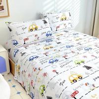 China Kids Car Sheets Set Deep Pocket 16 Inch Microfiber Twin Full Breathable Wrinkle Free Cozy Soft for sale