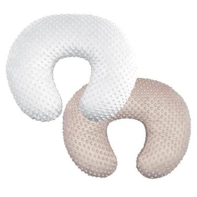 China 2 Pack Nursing Pillow Cover 27x18x6 Inch Soft Minky Dot Breastfeeding Pillow Slipcover for sale