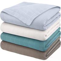 China 4-Pack Cotton Baby Swaddles 47x47 inch Muslin Swaddle Blankets Nimbus Color for sale