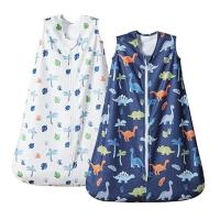 China 2 Pack Micro-Fleece Baby Sleep Sack 2-Way Zipper Dinosaur Wearable Blanket Sizes Small to X-Large for sale