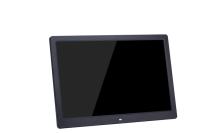 China Plastic Case 15.6 Inch Slim LCD Digital Photo Frame Wall Mountable for sale