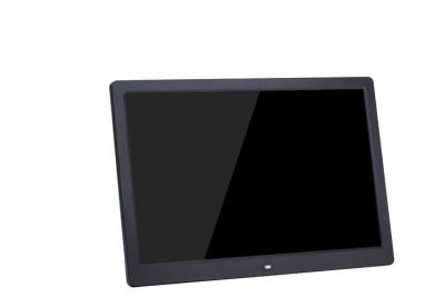 China Plastic Case 15.6 Inch Slim LCD Digital Photo Frame Wall Mountable for sale