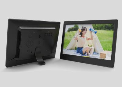 China 10 Inch HD IPS Screen Portable Digital Picture Frame 250-300cd/m2 Brightness for sale